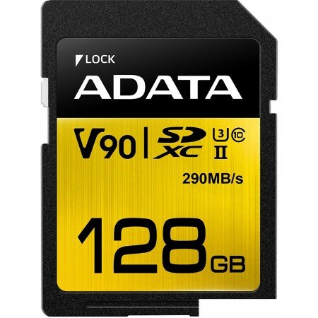 Карта памяти ADATA Premier ONE ASDX128GUII3CL10-C SDXC 128GB