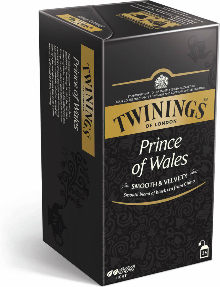 Twinings Prince of Wales 2г x 25 пакетиков чай черный (7879)