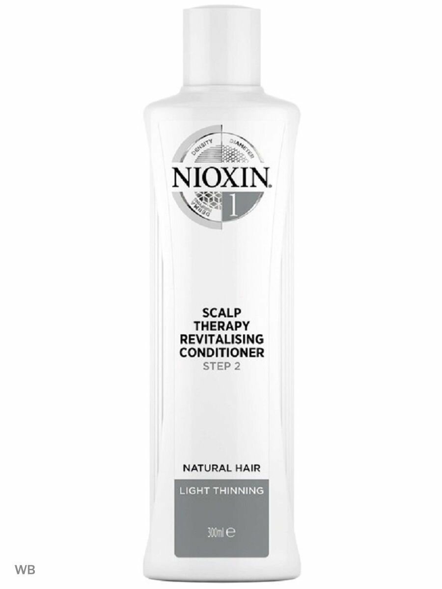 Nioxin кондиционер Scalp Therapy Conditioner System 1 для натуральных волос с тенденцией к источению, 300 мл