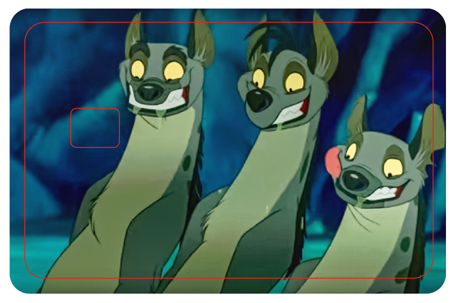 Наклейка на банковскую карту, стикер на карту, Гиены