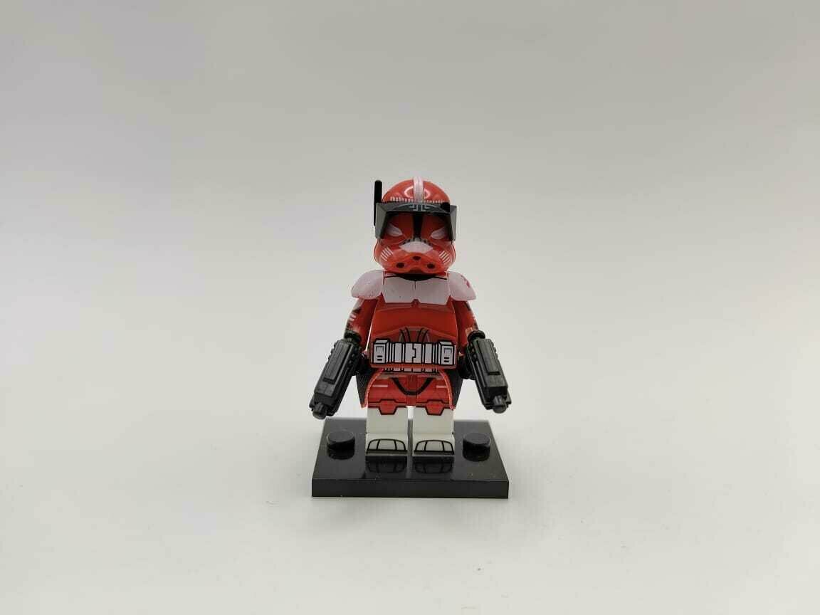 Минифигурка «Коммандер Фокс 2 фазы», фигурка серии "Клоны" Star Wars, совместима с конструкторами Lego