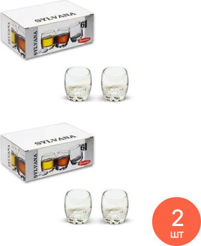 Набор стопок Pasabahce SYLVANA для ликера стекло 75мл 6шт. (комплект из 2 шт)