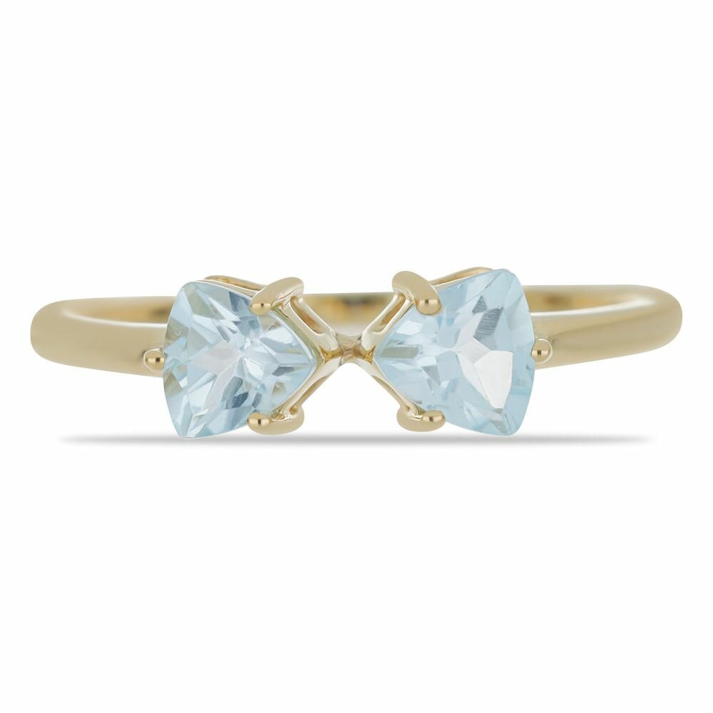 Кольцо, серебро, 925 проба, топаз