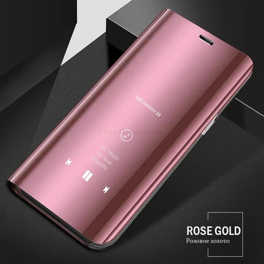 Чехол Smart Mirror Flip Case для Samsung Galaxy A56 A51 A32 A22 A12 A71 Розовый, Pink, Samsung A36