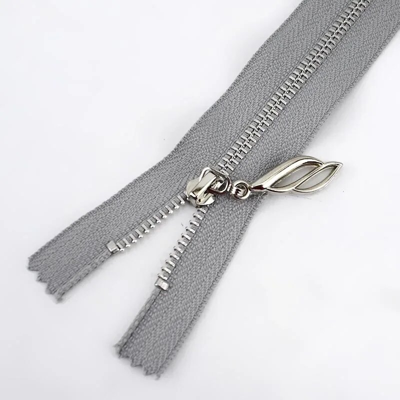 2 шт, металлические молнии 3 # для сумок, 15-30 см, 40-70 см