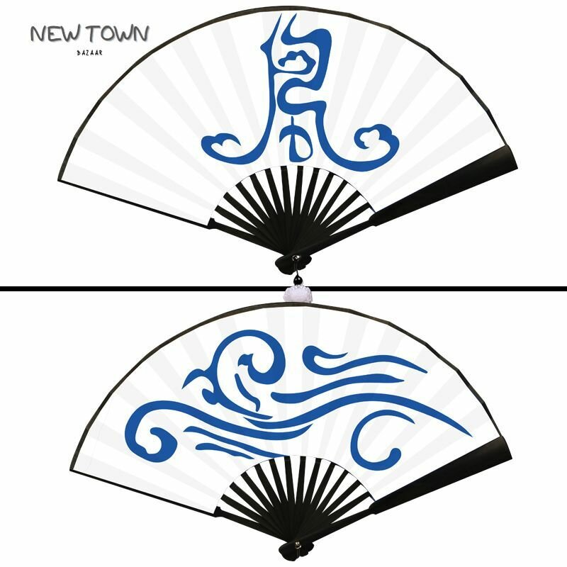 Ши Цинсюань - веер из манги 'Благословение небожителей' с двусторонней печатью