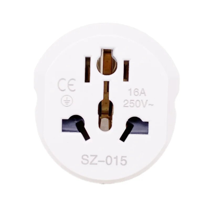 Fengyidz Европейский адаптер вилки 16А серого/белого цвета white