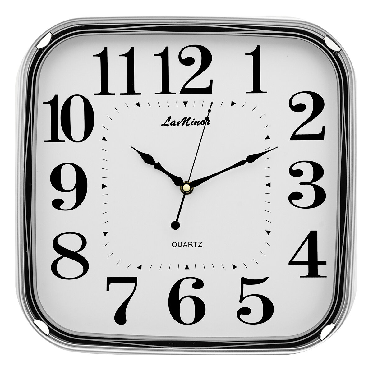 Часы настенные LA MINOR 7405-В серебро