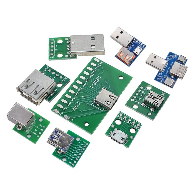 Micro USB to DIP адаптер, 5шт — фото 1