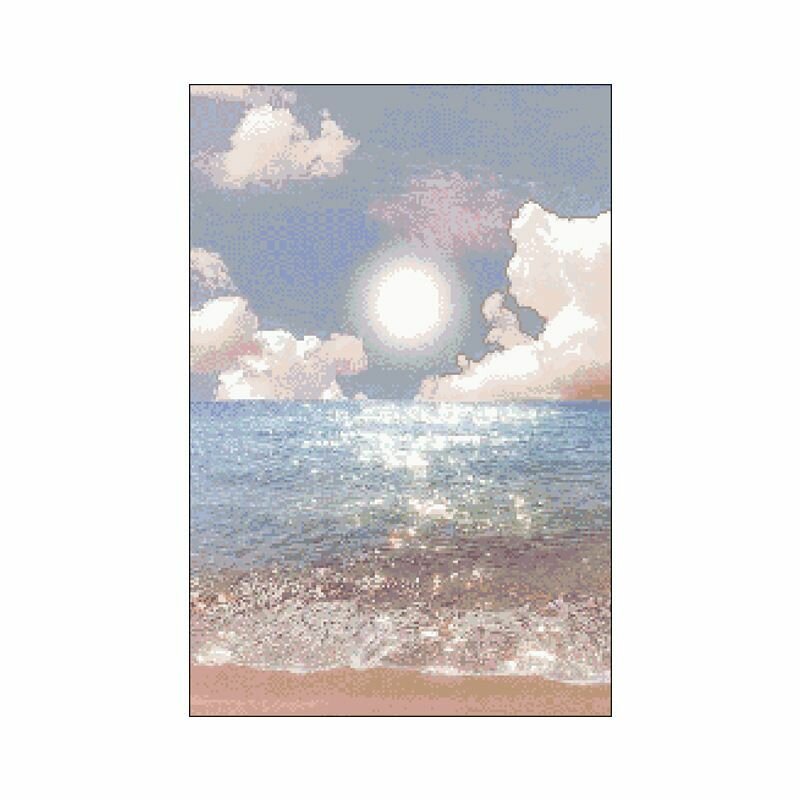 Вышивка крестом, набор для вышивания крестом, канва 11CT 60x80 см, полная зашивка (без подрамника, без рамы)