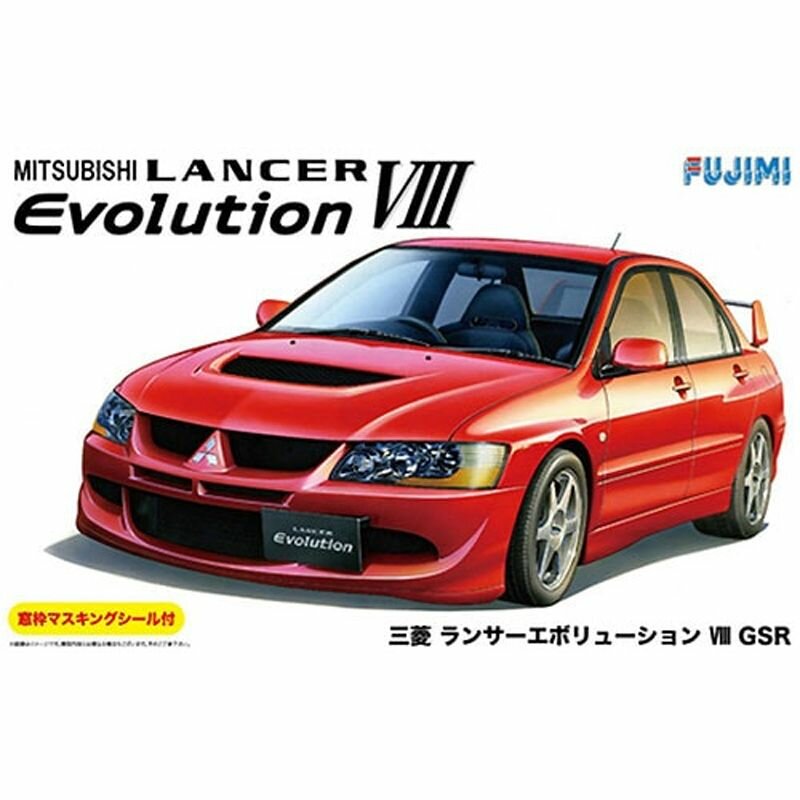 Сборная модель Машинка Fujimi-03924C 1/24 Mitsubishi Lancer Evolution VIII GSR car model kit
