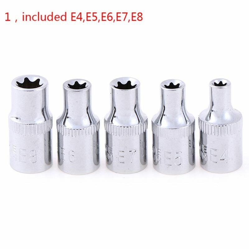 Набор торцевых головок Torx E4-E8