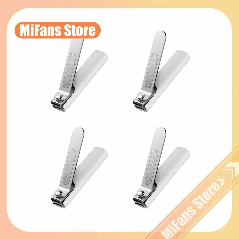 Кусачки для ногтей Xiaomi Splash-proof nail clippers MJZJD001QW , белый костюм из 4 частей