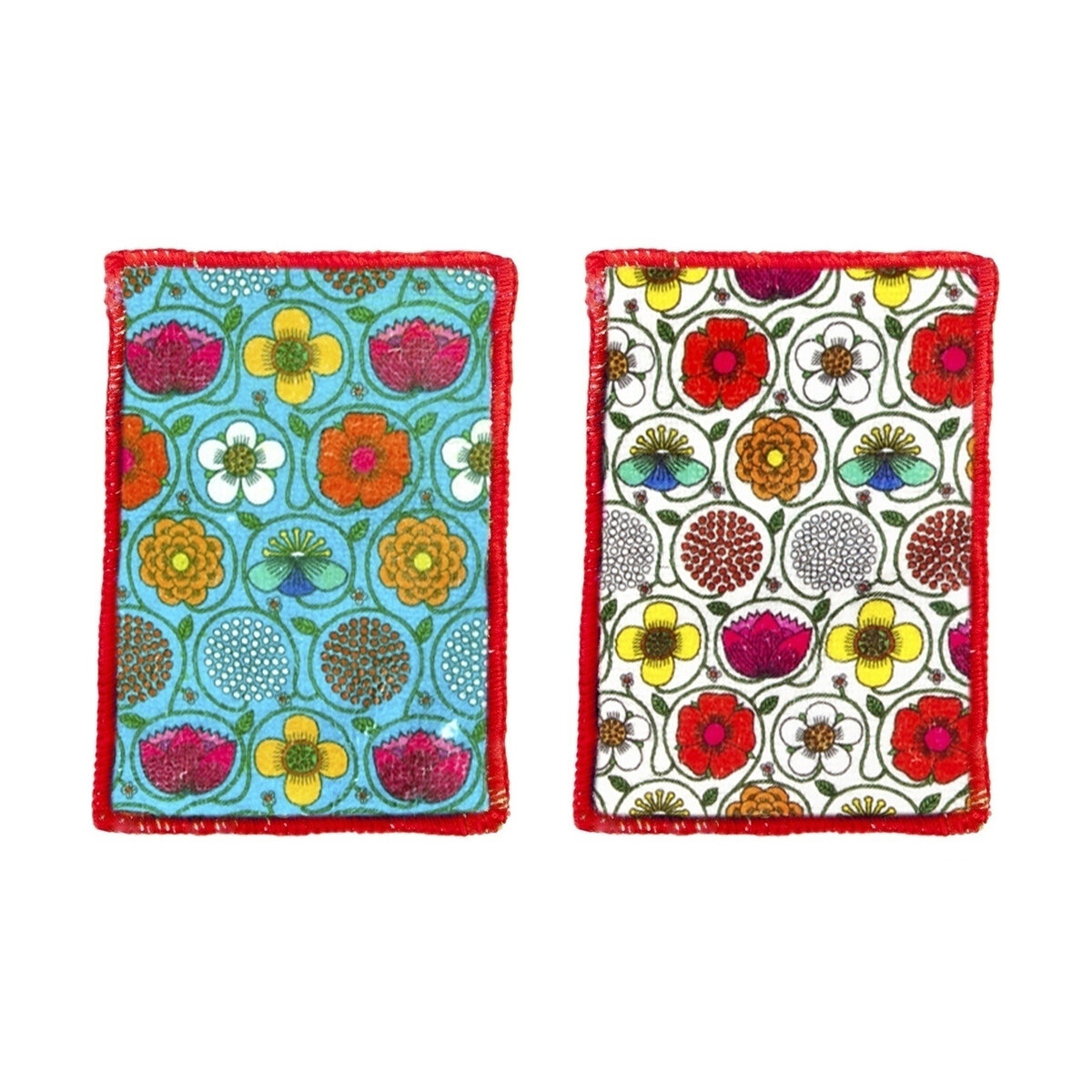 Губки для мытья посуды "Vigar" Frida, нейлоновые, 2 шт, разноцветные