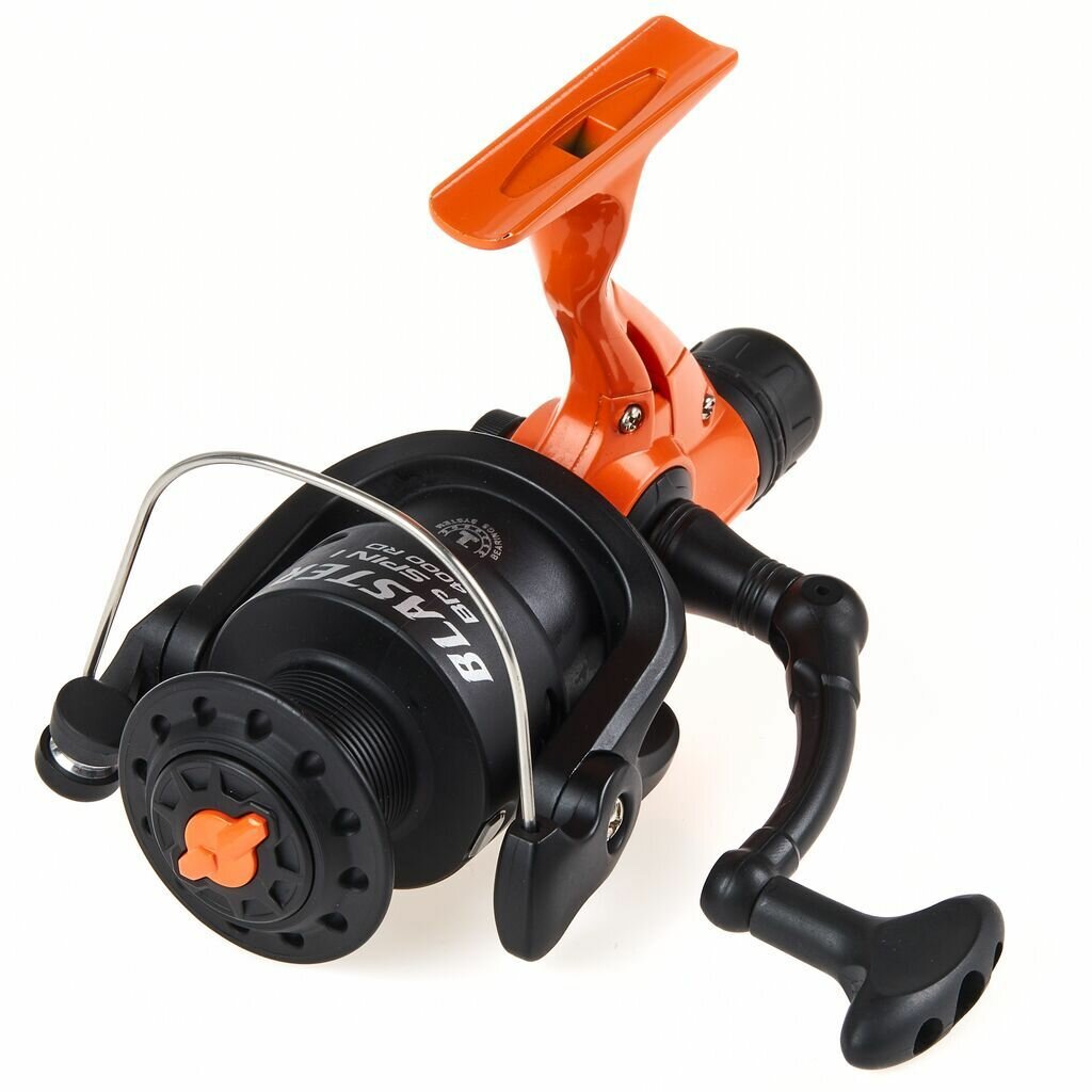 Катушка для рыбалки безынерционная Salmo Blaster BP SPIN 1 4000RD для поплавочной удочки карповая инерционная для фидера с байтранером,1ш. п.