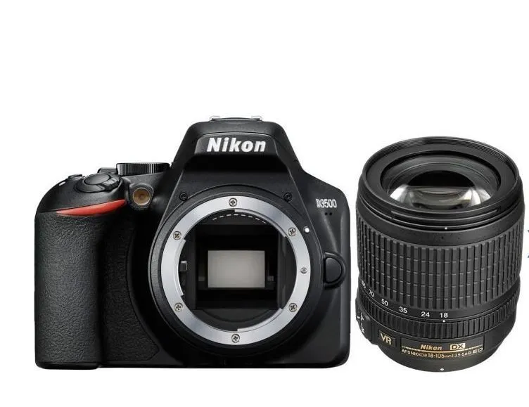 Фотоаппарат Nikon D3500 Kit AF-S DX NIKKOR 18-105mm f/3.5-5.6G ED VR, черный