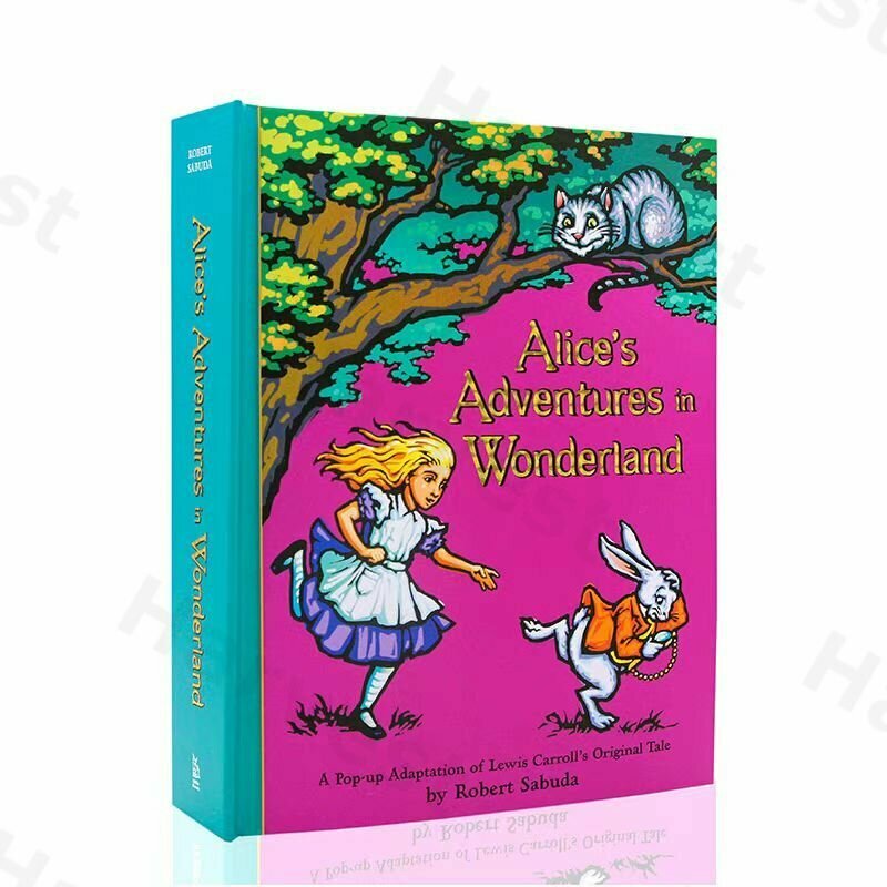 Алиса в Стране чудес, Трехмерная книга, оригинальная английская версия в твердом переплете