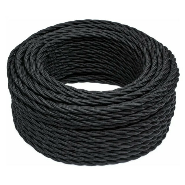 BIRONI кабель витой 3х2,5мм 10м матовый черный - кабель для монтажа и соединений