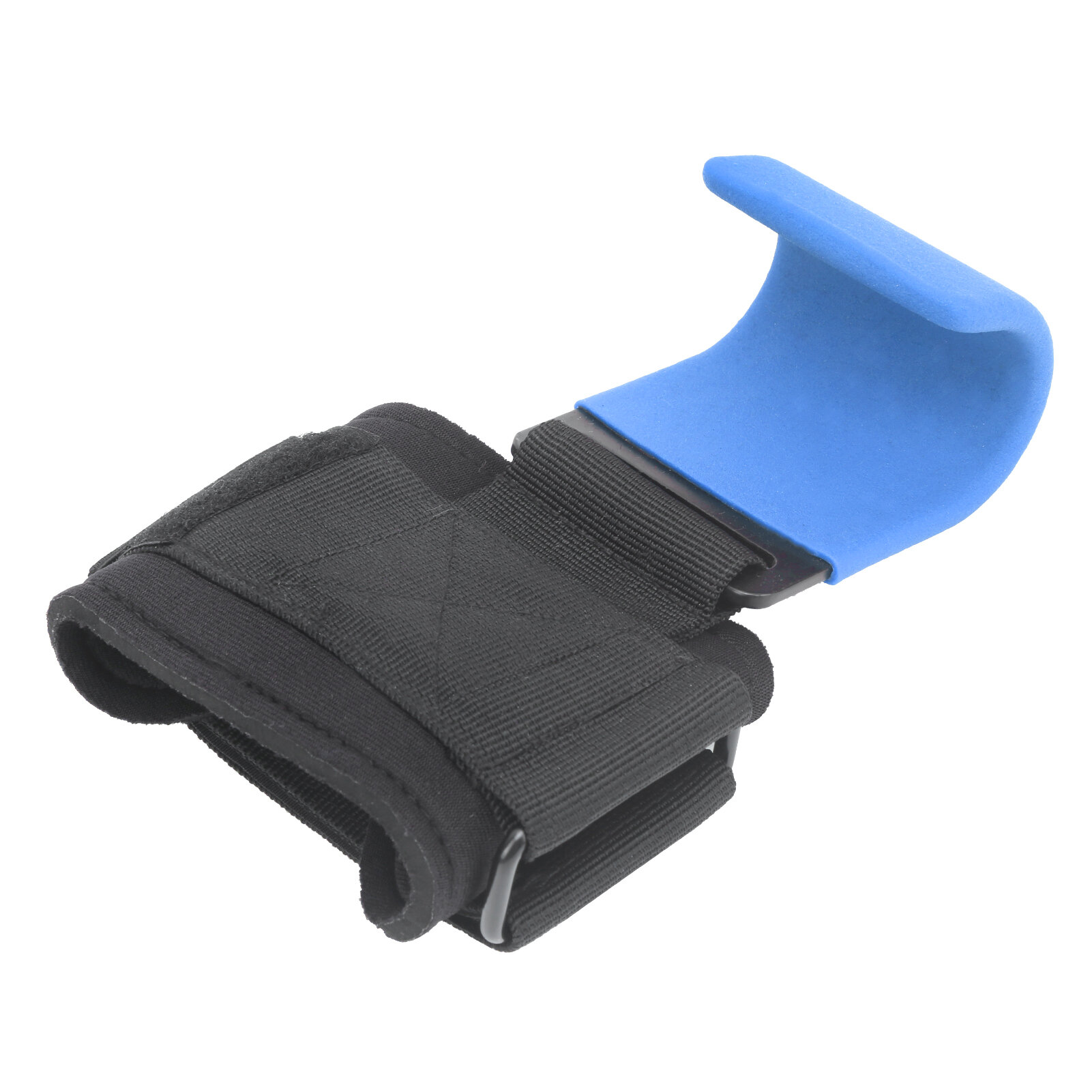 Крюк для подтягиваний и тяжелой атлетики спортивный тренировочный ремешок для запястья с обмоткой Blue Hook, материал нейлон + SBR, размер approx. 38x15cm/15x5.9in, вес approx. 255g/9oz, количество 1 шт.