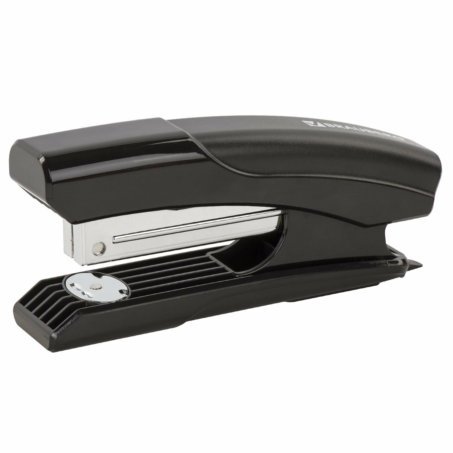 Степлер Brauberg №24/6, 26/6 "Black Jack", до 20 листов, антистеплер, черный (227764)