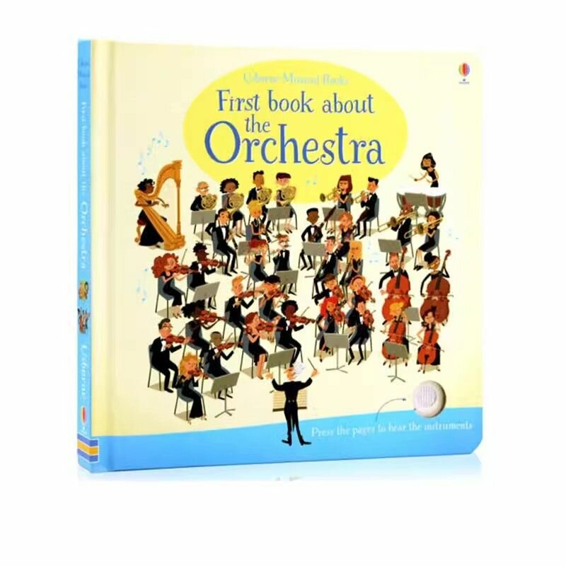 Usborne Orchestra Music Book Children's Instrument Cognitive Art Enlightenment Vocal Reader Reprinted books