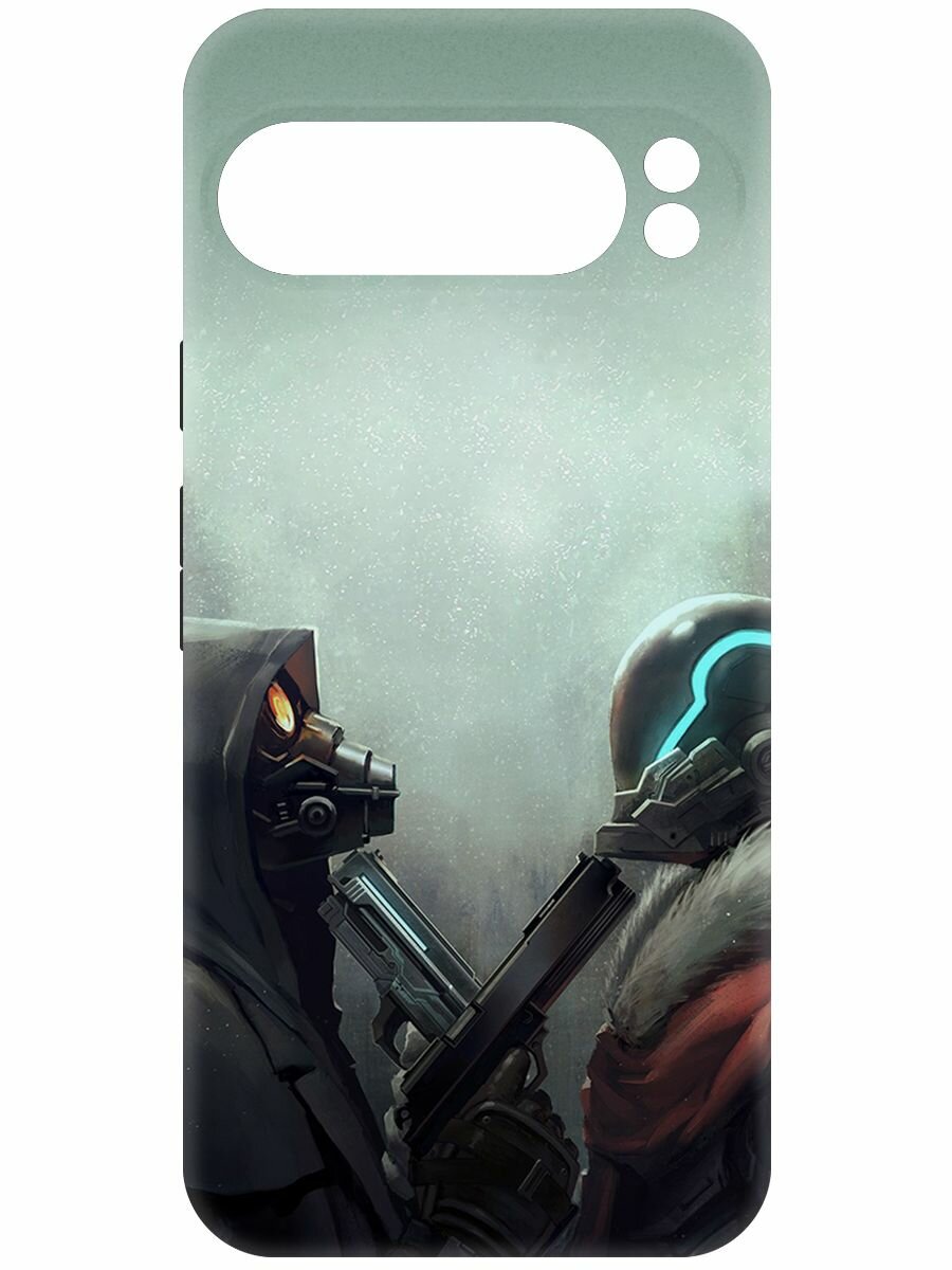 Чехол-накладка Krutoff Soft Case Cтандофф 2 (Standoff 2) - Противостояние для Google Pixel 9 Pro XL черный