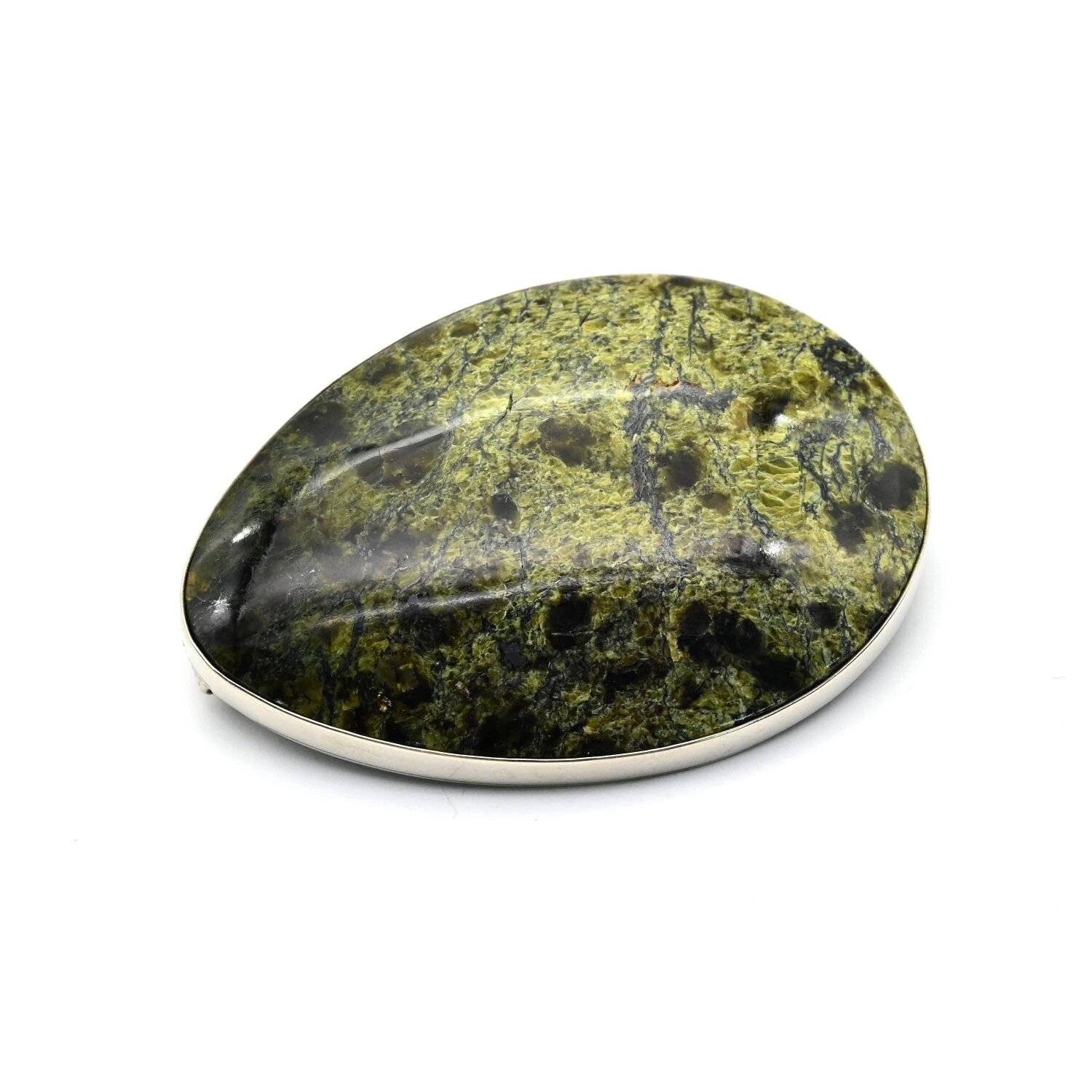 Брошь, змеевик