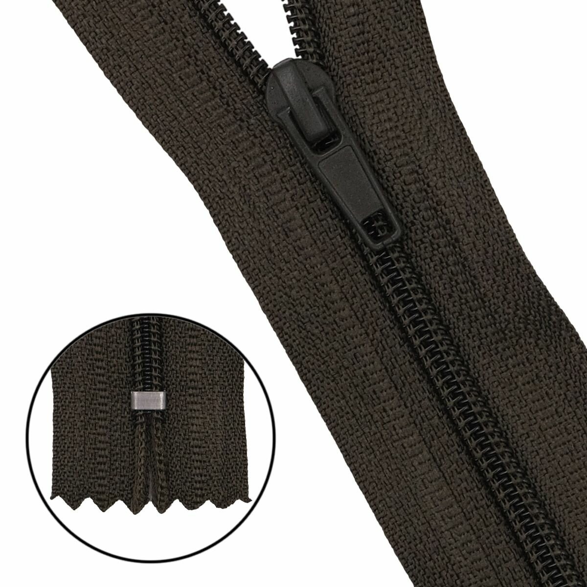 Молния брючная a/l Т4 - 20см (078 хаки,328)