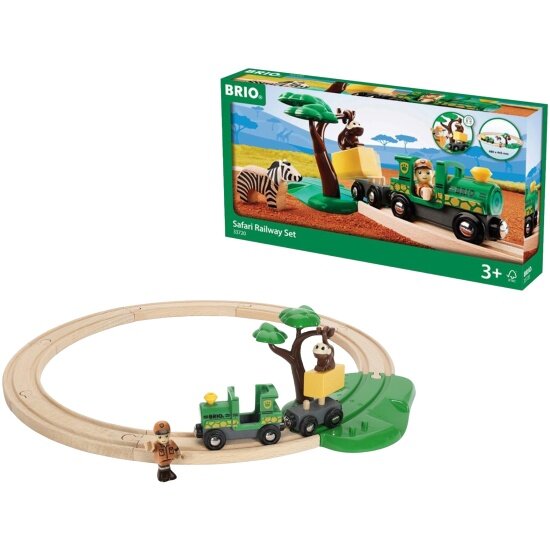 Игровой набор железная дорога Brio 33720 Сафари