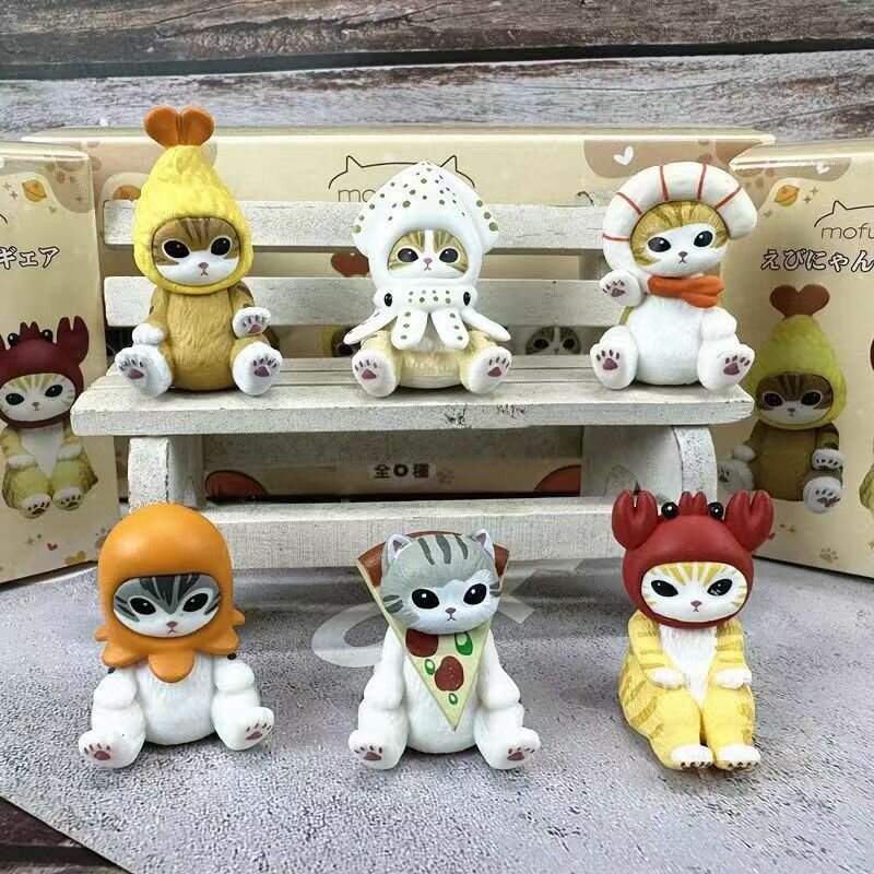 Набор игрушек "Шесть кукол для котенка", для котят, силикон, , 20см — фото 1