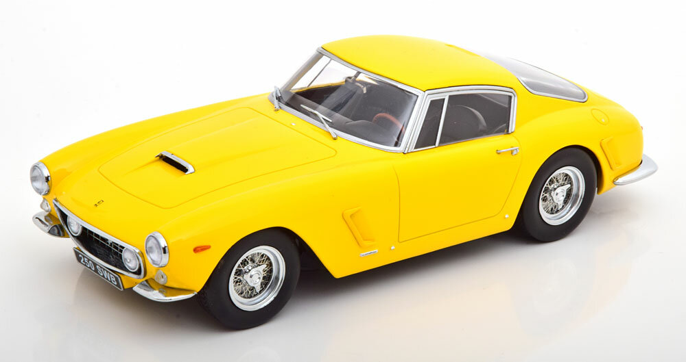 Модель коллекционная KK-SCALE Ferrari 250 gt swb passo corto 1961 yellow