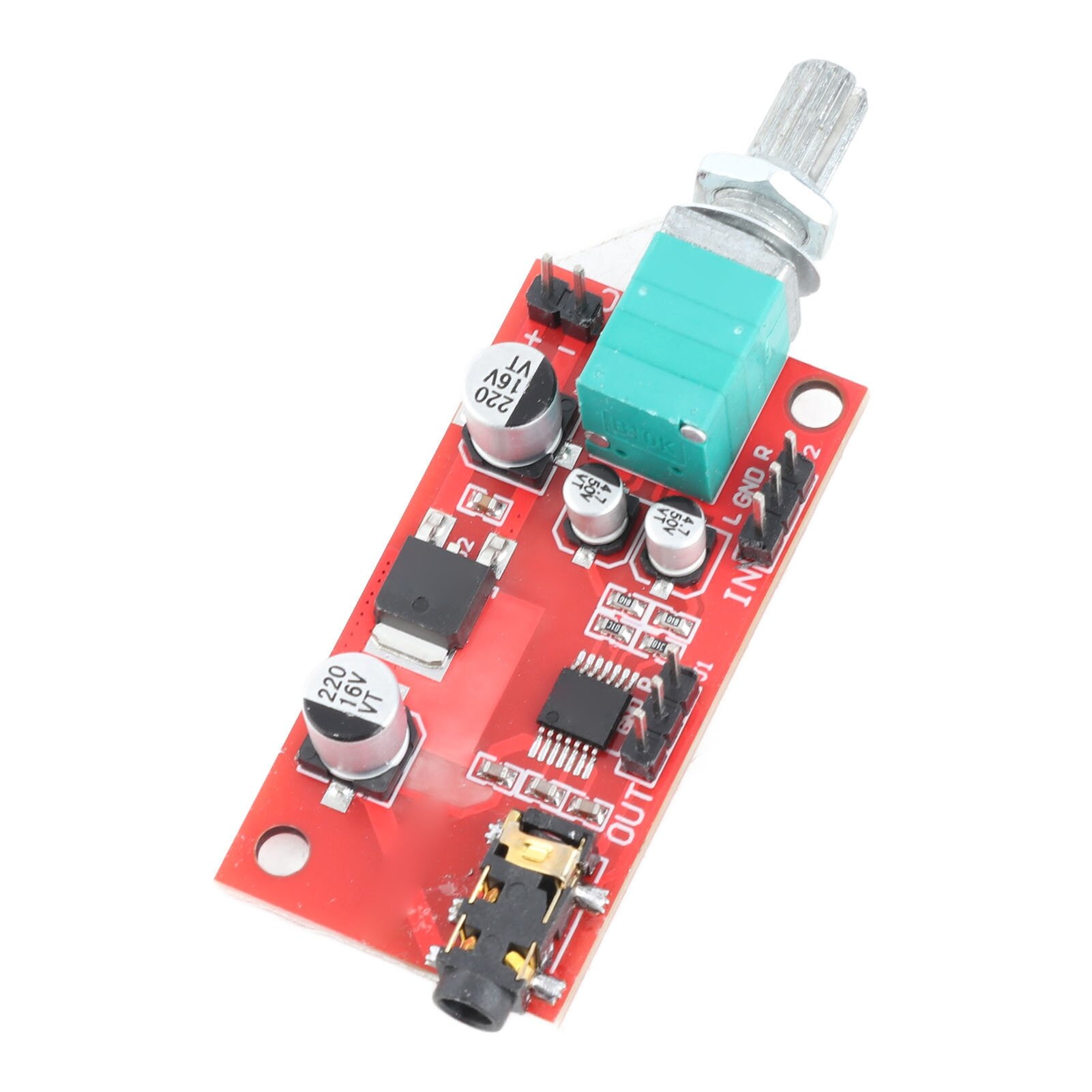 Mini Headphone Amplifier Module 3.5mm Interface Earphone Preamplifier Board DC 3‑12V MAX4410 — фото 1