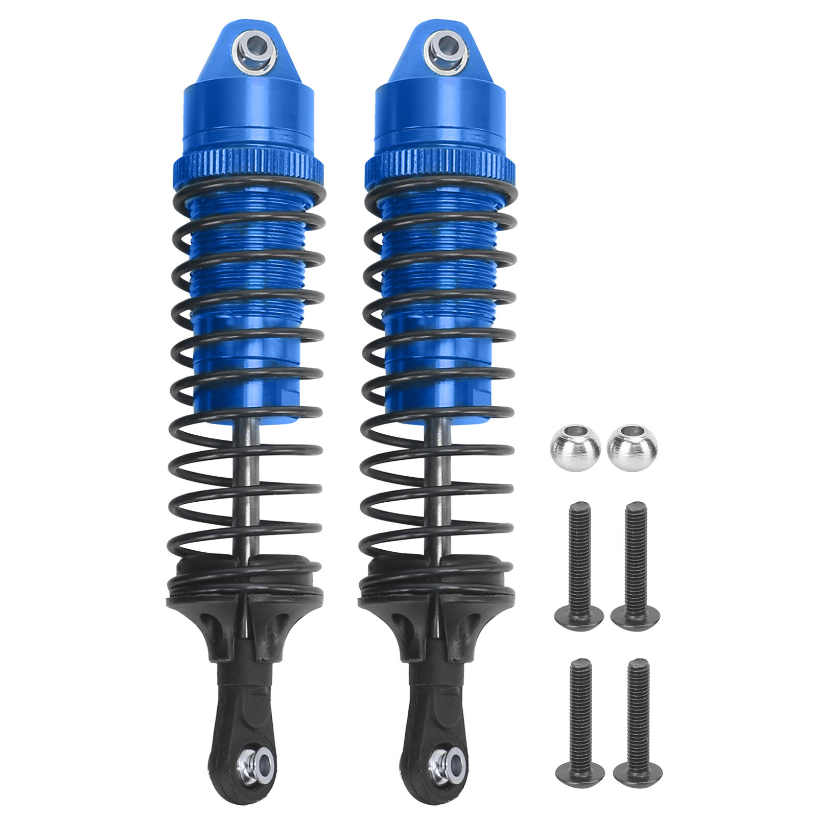2pcs 115 мм RC металлический амортизатор амортизатор для амортизатора для Traxxas Slash 2WD RC CAR модернизация PartsBlueblue