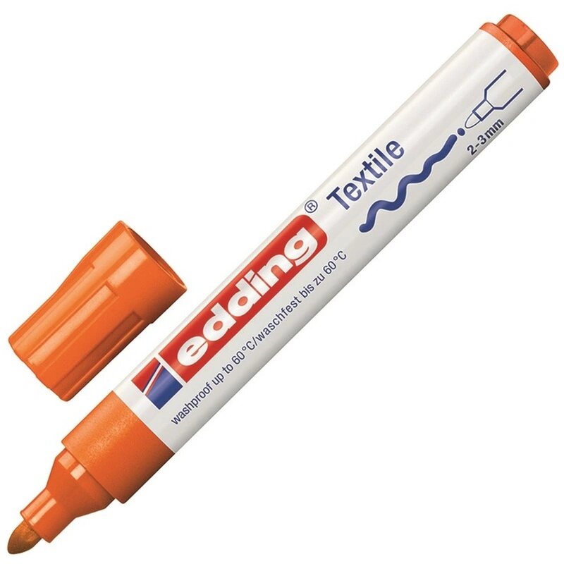 Маркер для текстиля Edding E-4500, оранжевый_006