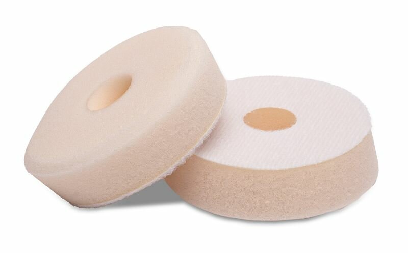 Ультрамягкий белый эксцентриковый поролоновый круг 80/90 Detail DT-0309