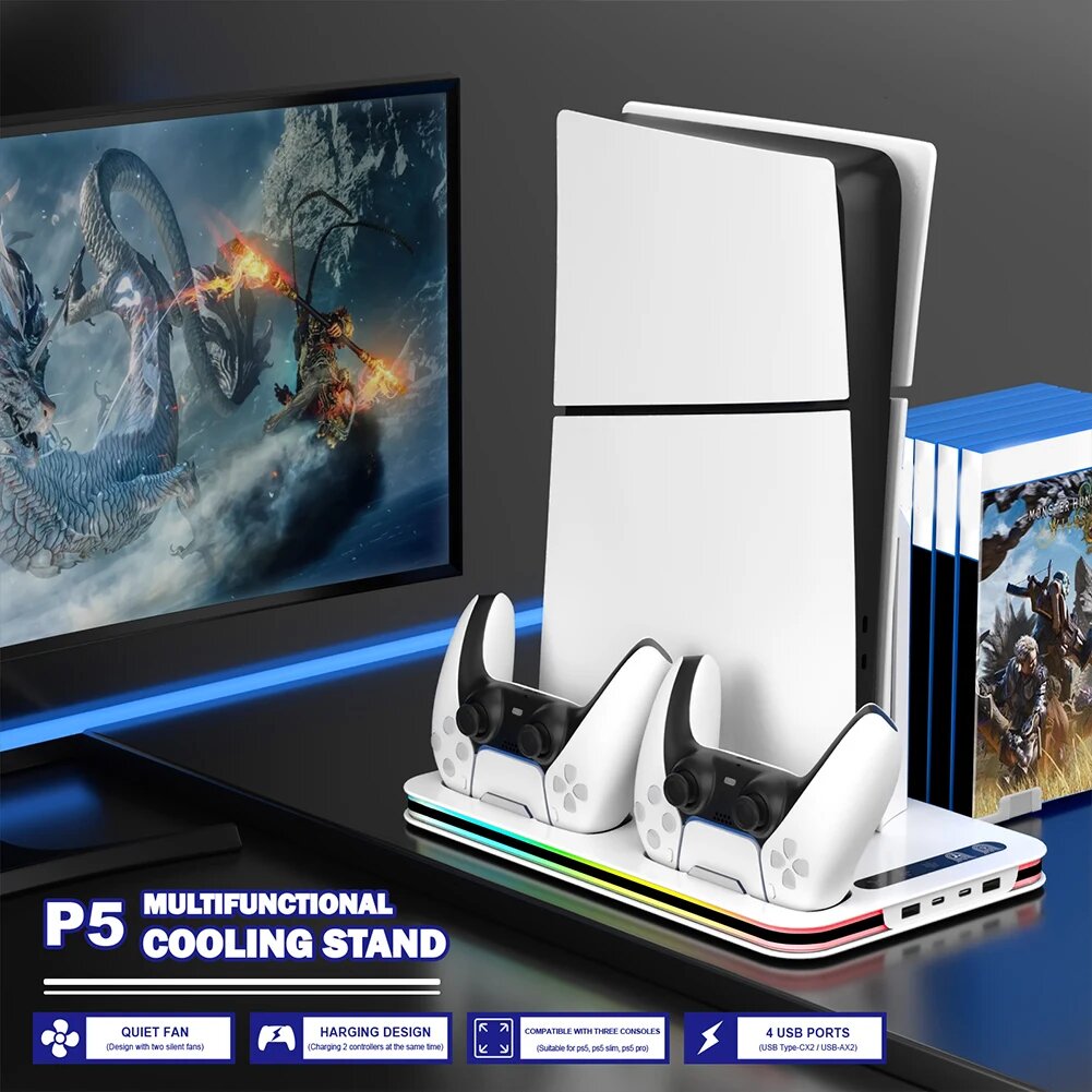 Охлаждающая станция ALLOYSEED для PlayStation 5/Pro/Slim