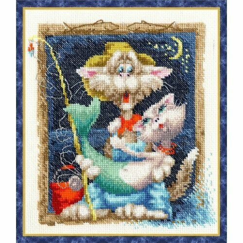 Вышивка крестиком" Рыбка моя"