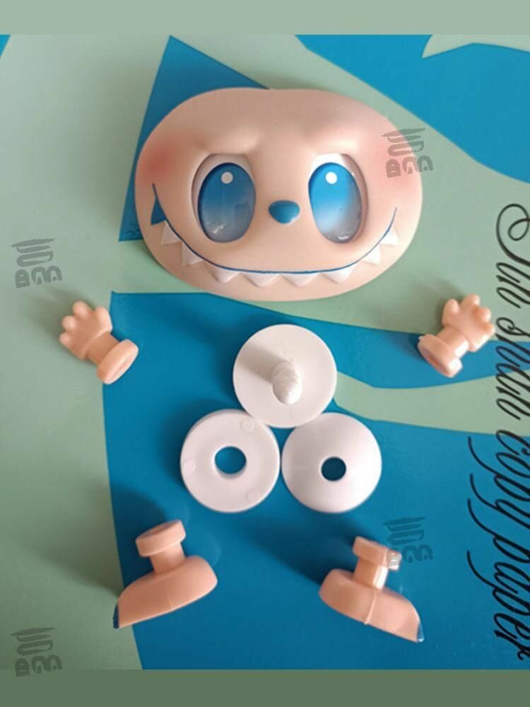 Кукла Лаббу ручной работы DIY аксессуары комбинации (включая лицо, руки, ноги)