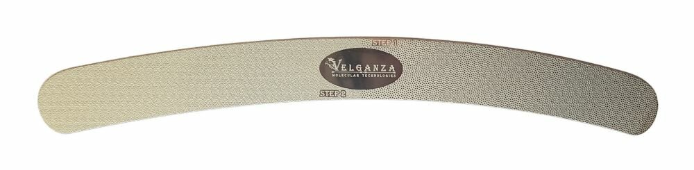 Пилка с лазерной обработкой Velganza LNF-17 для кожи и ногтей, четырехсторонняя
