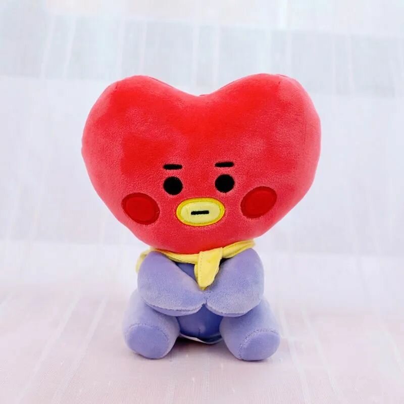 Кукла BT21 BT21 SHOOKY KOYA BTS сидячая, размером 20 см, в стиле KPOP, для детей, в виде персонажа TATA