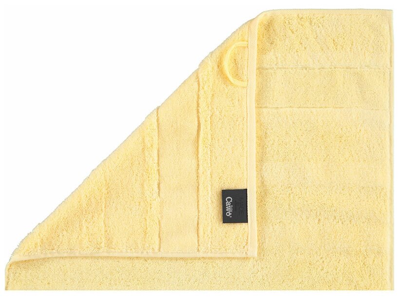 Полотенце махровое Cawo Noblesse 50x100см, цвет медовый, плотность 550 г/м2