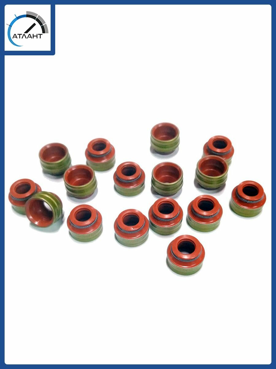 MetalPart Колпачок маслосъемный дв. ЗМЗ-405, 406, 409 (к-т 16 шт.) материал NBR (910013) арт. MP-406.1007026