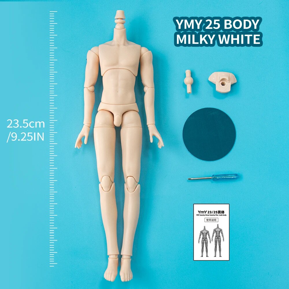 Базовое тело YMY 25 milky white для куклы