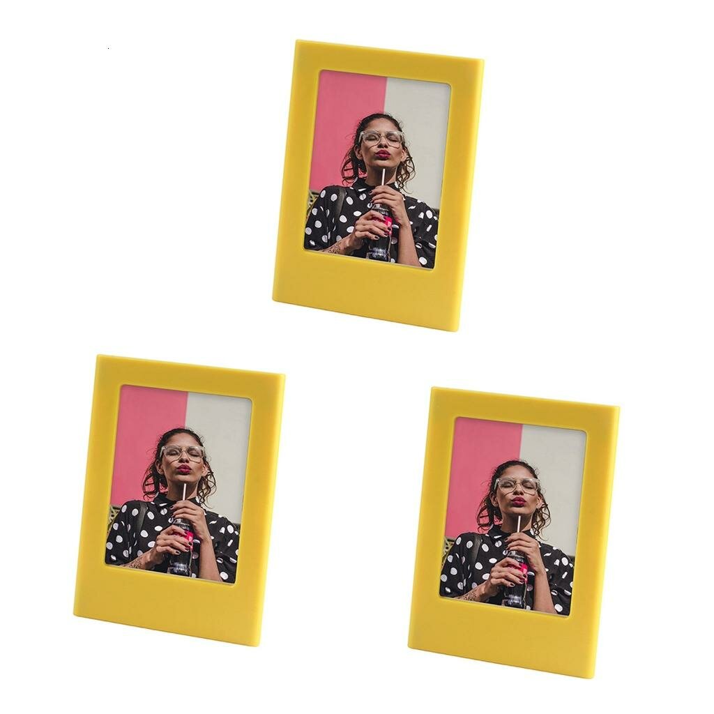 Магнитные держатели для фоторамки своими руками для небольших снимков, измерений, рамки для фотографий, украшения домашнего офиса, АБС-пластик