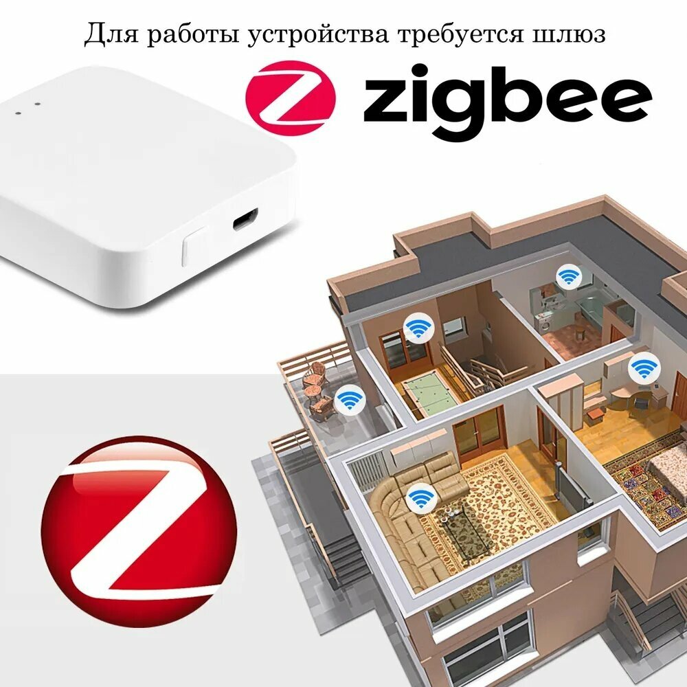 Умное реле Zigbee, Tuya — фото 1