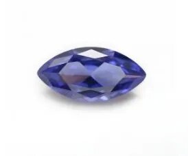 Бусины RUIXUNGEM разноцветные кубический цирконий Фиолетовый, 1.5x3mm 10pcs, Tanzanite
