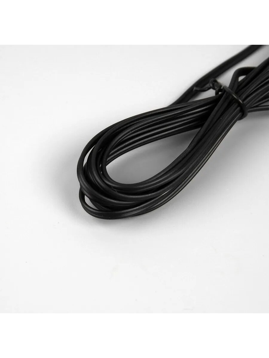 Удлинитель для гирлянд 3 м с тёмной нитью