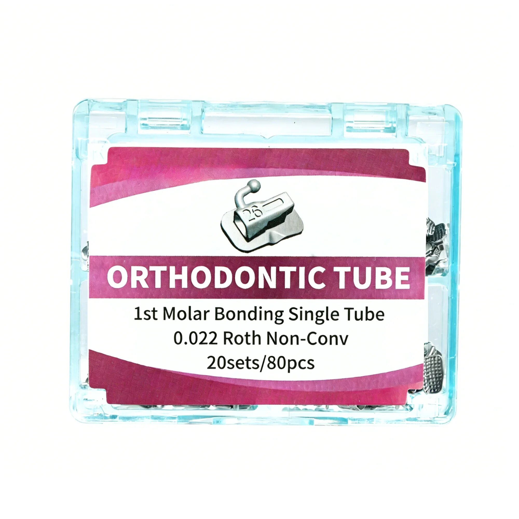 Металлические ортодонтические буккальные трубки Roth MBT 0.018/0.022 Mono 1st Roth 022