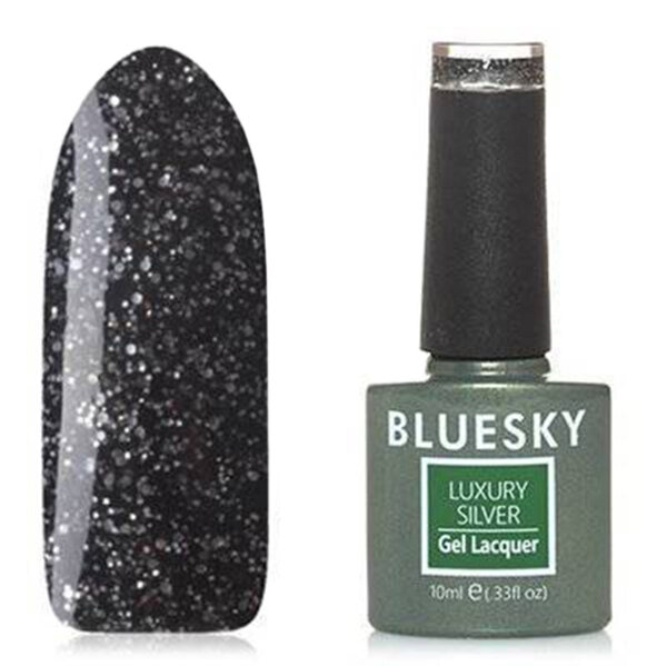Гель-лак №648 Luxury Silver 10 мл, BLUESKY (Набор из 2 шт.)