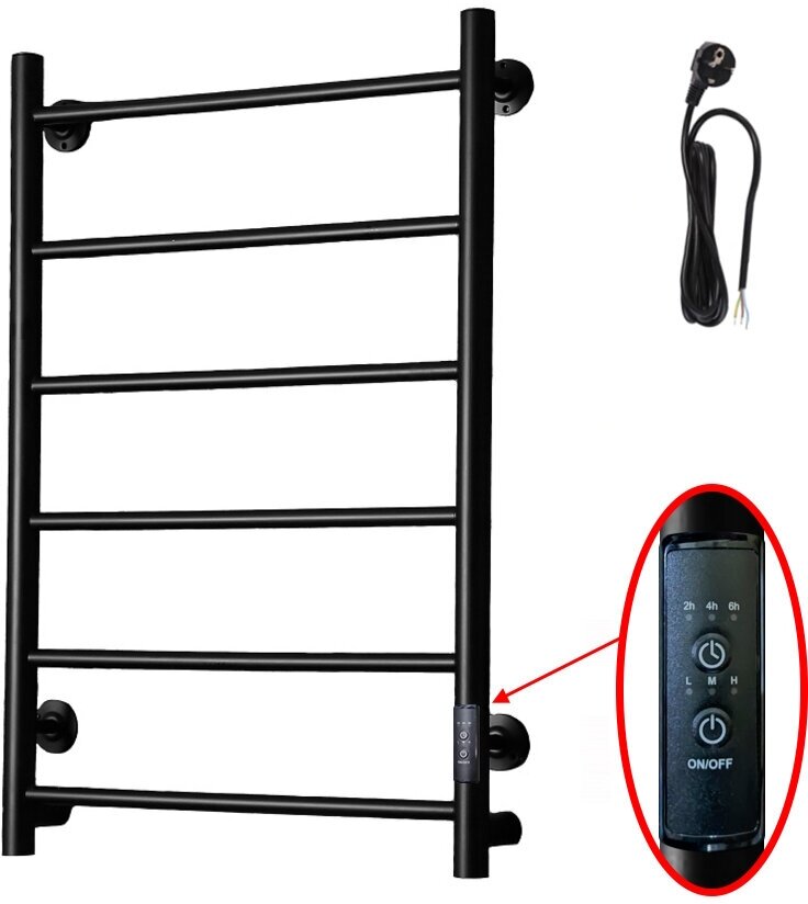 Электрический полотенцесушитель Тругор 80х56 АспектПэксп1/8050чернВГП